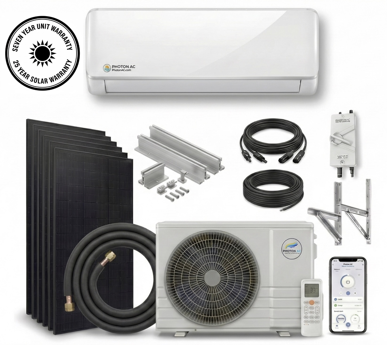 SolarPoweredAC.com - Solar-Powered AC/DC Hybrid Cooling Systems